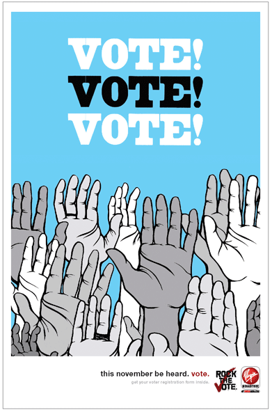 Rock The Vote - sean flores :: art director